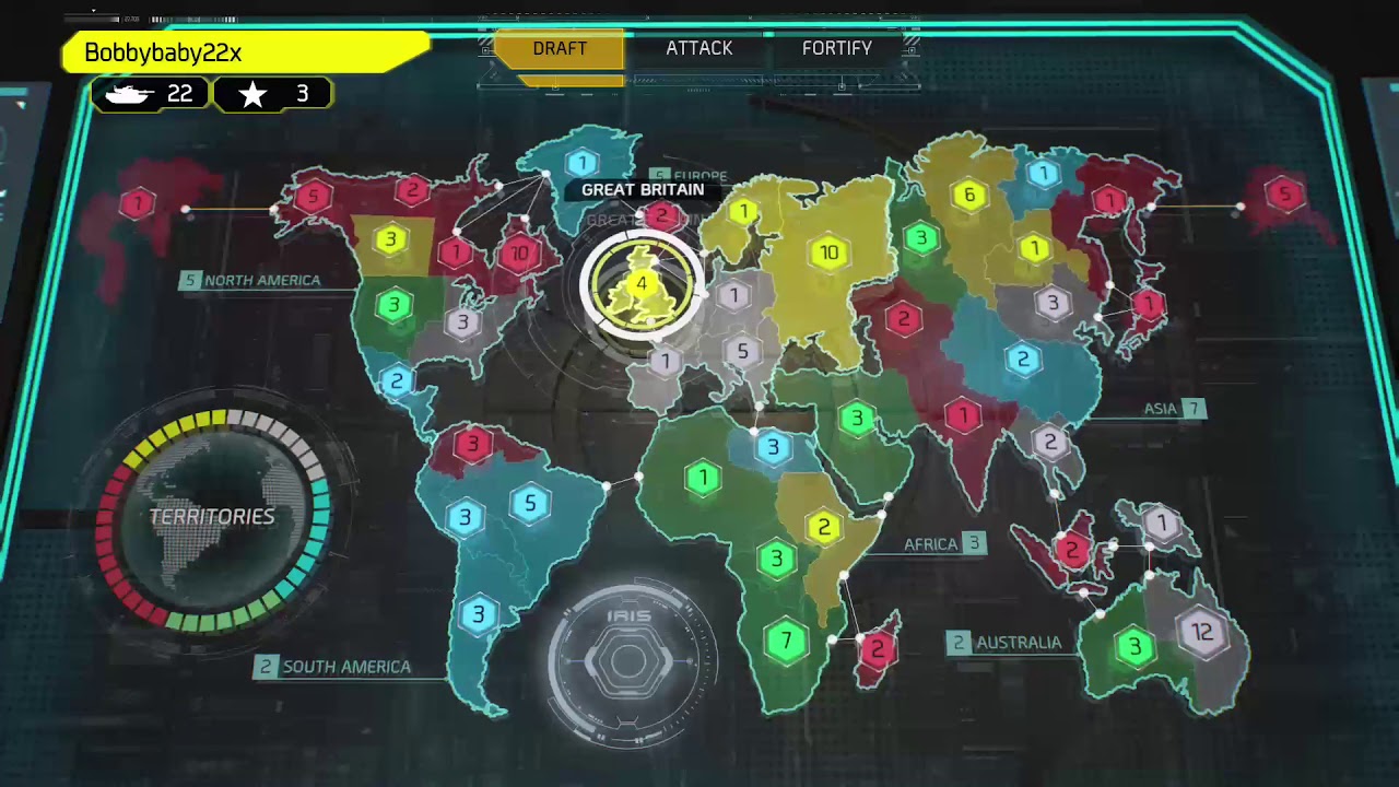 RISK WORLD DOMINATION XBOX ONE ONLINE GAME "THE LESSON" WITH GENERAL ...