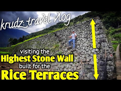 The HIGHEST Stone Wall built for the Rice Terraces | Hungduan, Ifugao | Travel Vlog - YouTube