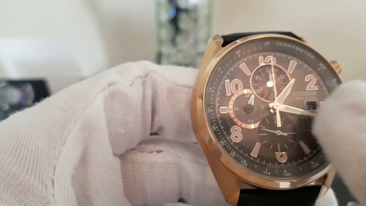 Citizen Eco Drive Chronograph Watch Review - CA0363-09H - YouTube