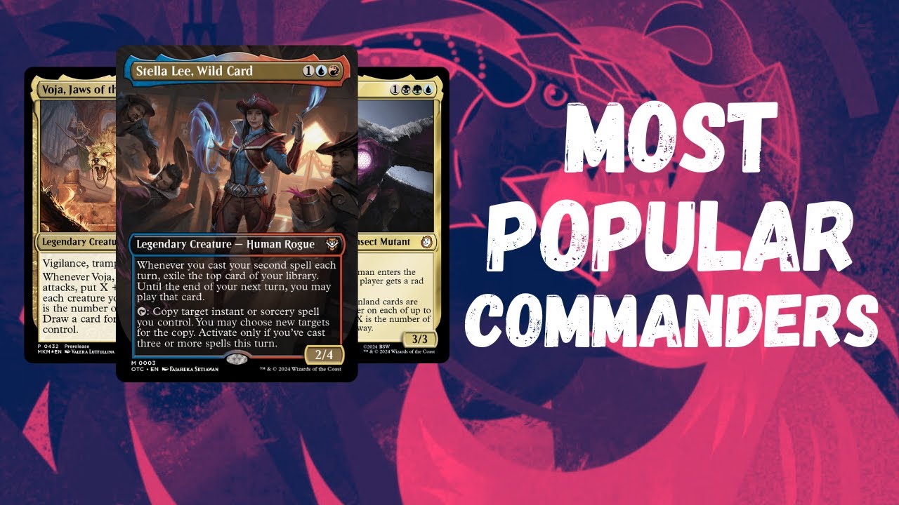 The top 10 most popular commanders of april - YouTube