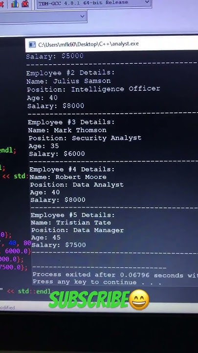 salary chart IDE dev c++ #coding #cplusplus #ccompiler #coder #cpp #devcpp #learncpp #code - YouTube