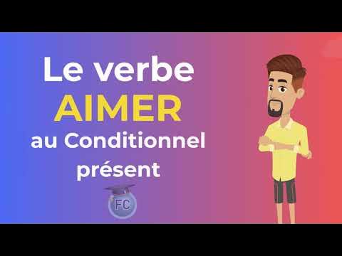 Le Verbe Aimer conditionnel présent To like #frenchconjugation #aimer # ...