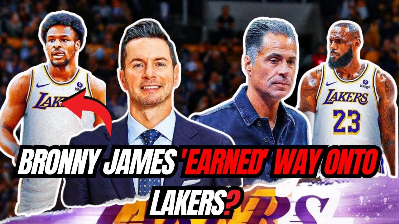 Bronny James 'earned' way onto Lakers?| Lakers Insider News - YouTube
