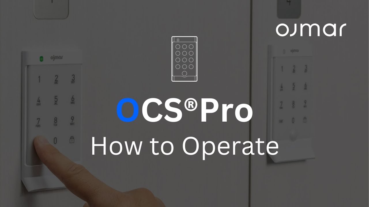 Ojmar OCS PRO how to operate - YouTube