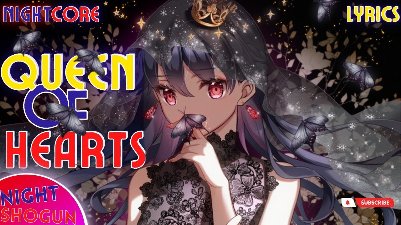NightCore- Queen Of Hearts Lyrics [Starla Edney] (ft.Night Shogun ...