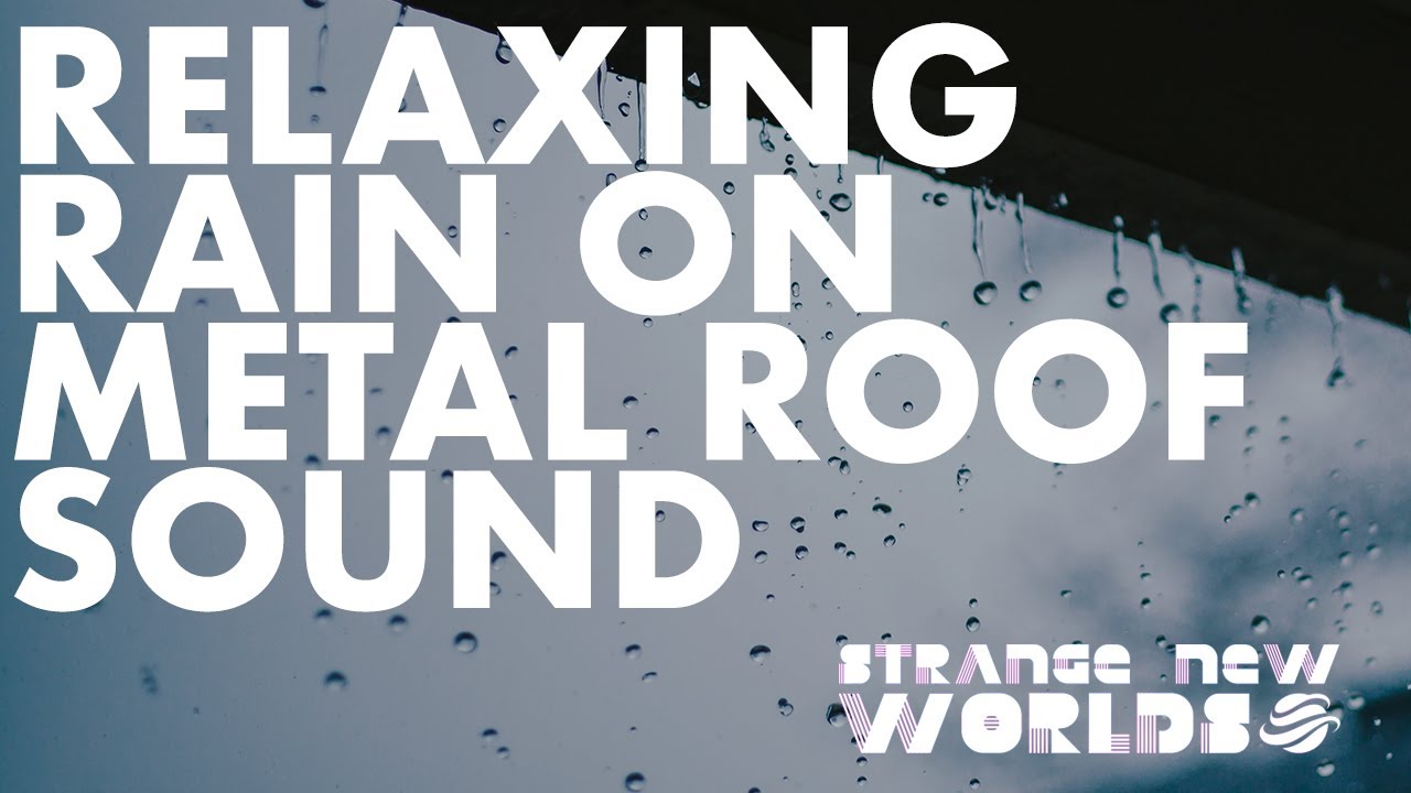 Relaxing Rain on Metal Roof Sound - YouTube