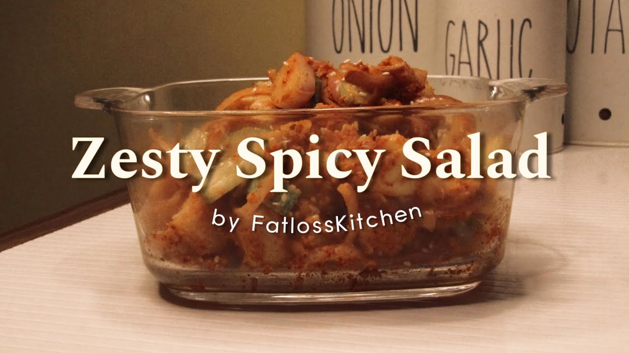 Zesty Spicy Salad 🥗 | Flavour explosion in every bite! - YouTube