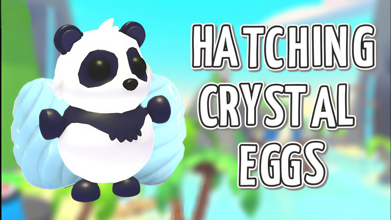 Hatching 25 NEW CRYSTAL EGGS in Adopt Me to get the 0.1% chance GIANT ...