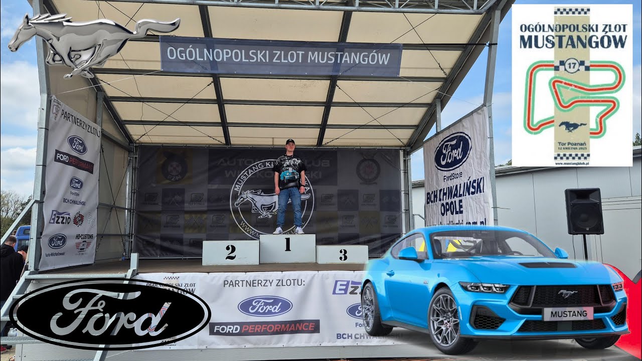 OGÓLNOPOLSKI ZLOT MUSTANGÓW 2025 Tor Poznań | Ford GT V6 V8 - YouTube