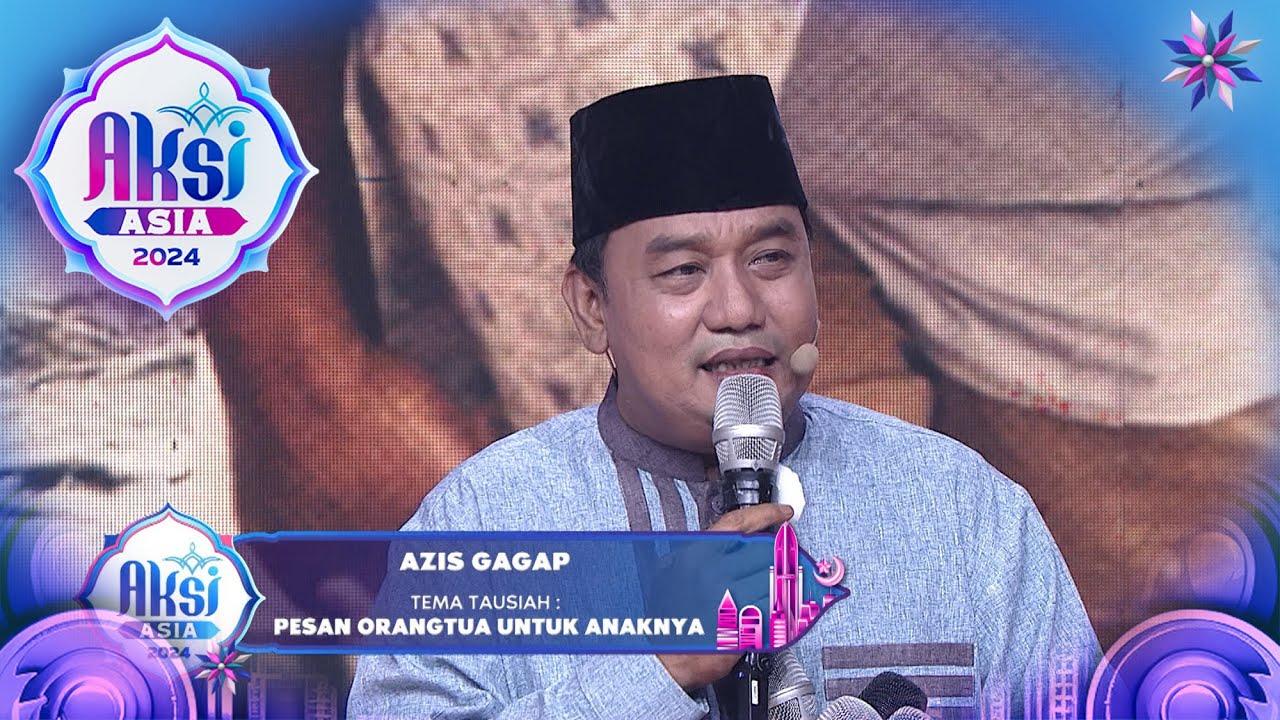 Pertama Kali Azis Gagap Menangis Di Atas Panggung Saat Berikan "Pesan ...