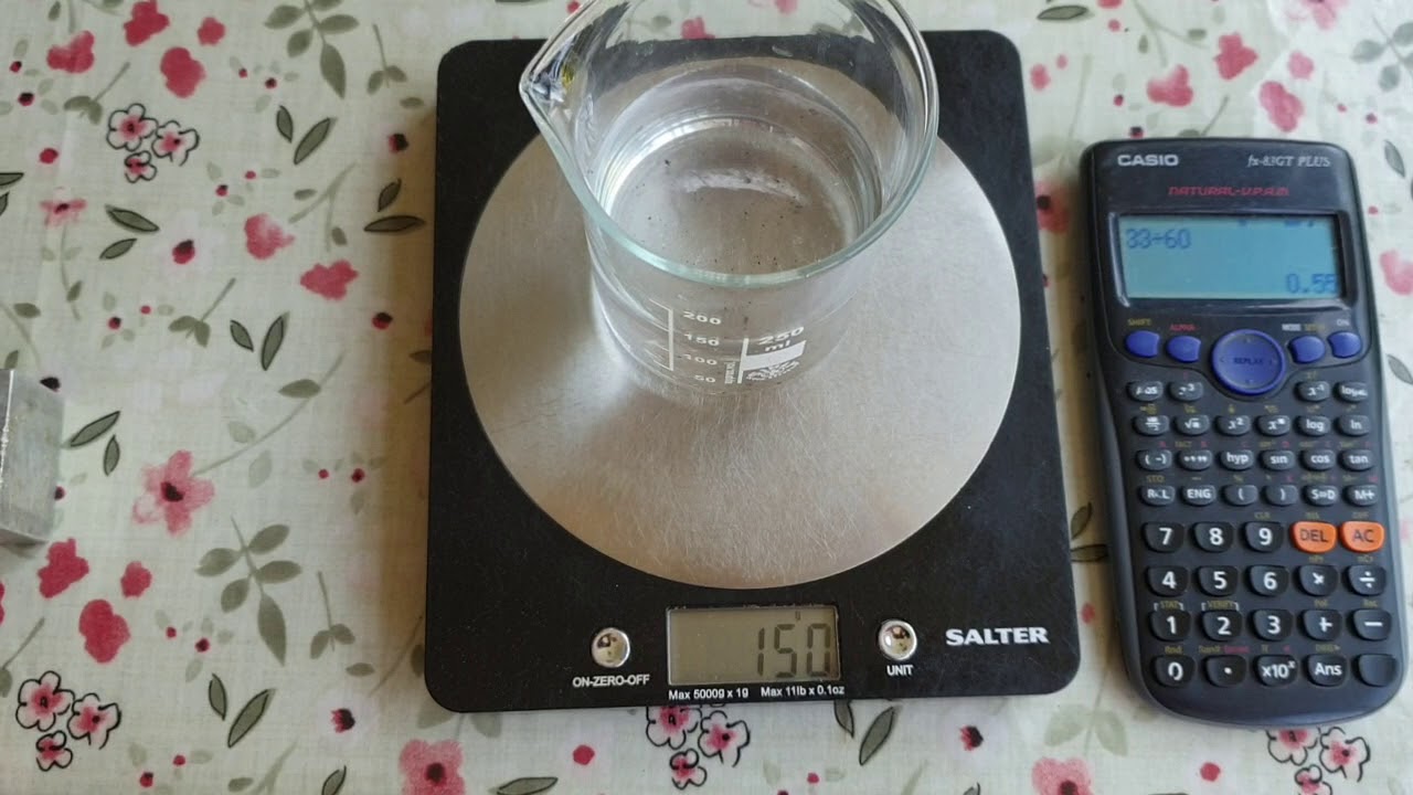 Y9 Physics - measuring density - YouTube