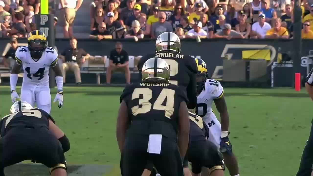 One Play with Howard Griffith - Michigan's Defense - YouTube