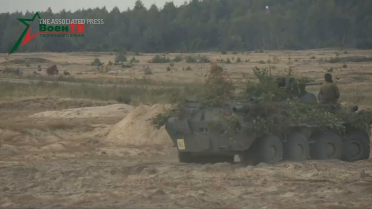 Russia leads allies in Belarus military drills - YouTube
