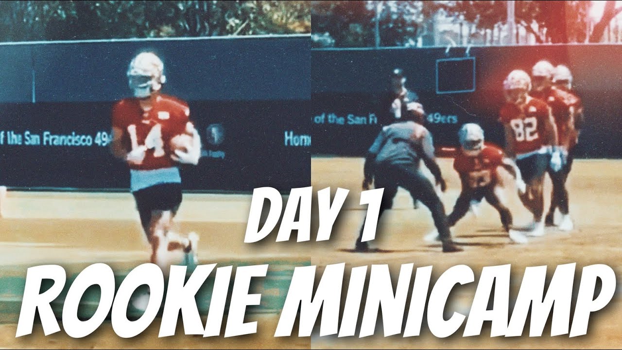 Day 1 49ers rookie minicamp in the books 📚 - YouTube
