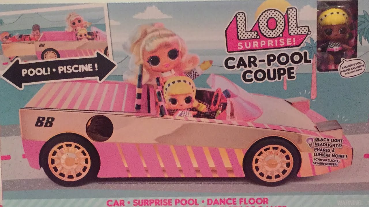 Opening Lol Surprise Car pool coupe!!! New release!!! - YouTube