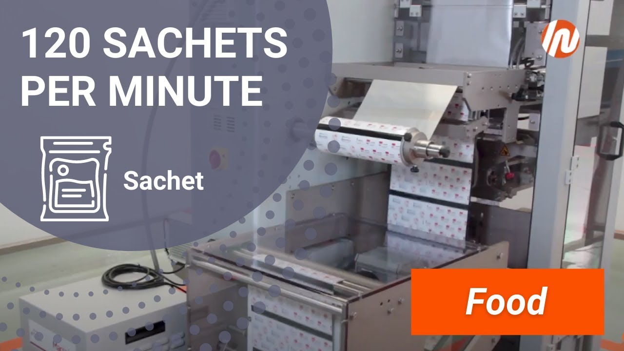 120 SACHETS per minute | MVA3 machine | INVpack - YouTube