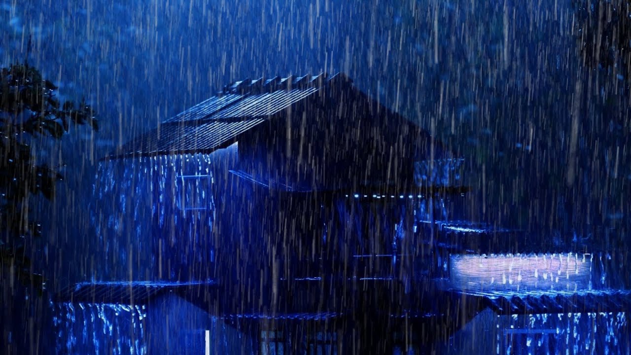 Midnight Thunderstorm | Real Rain Sounds for Peaceful Sleep - YouTube