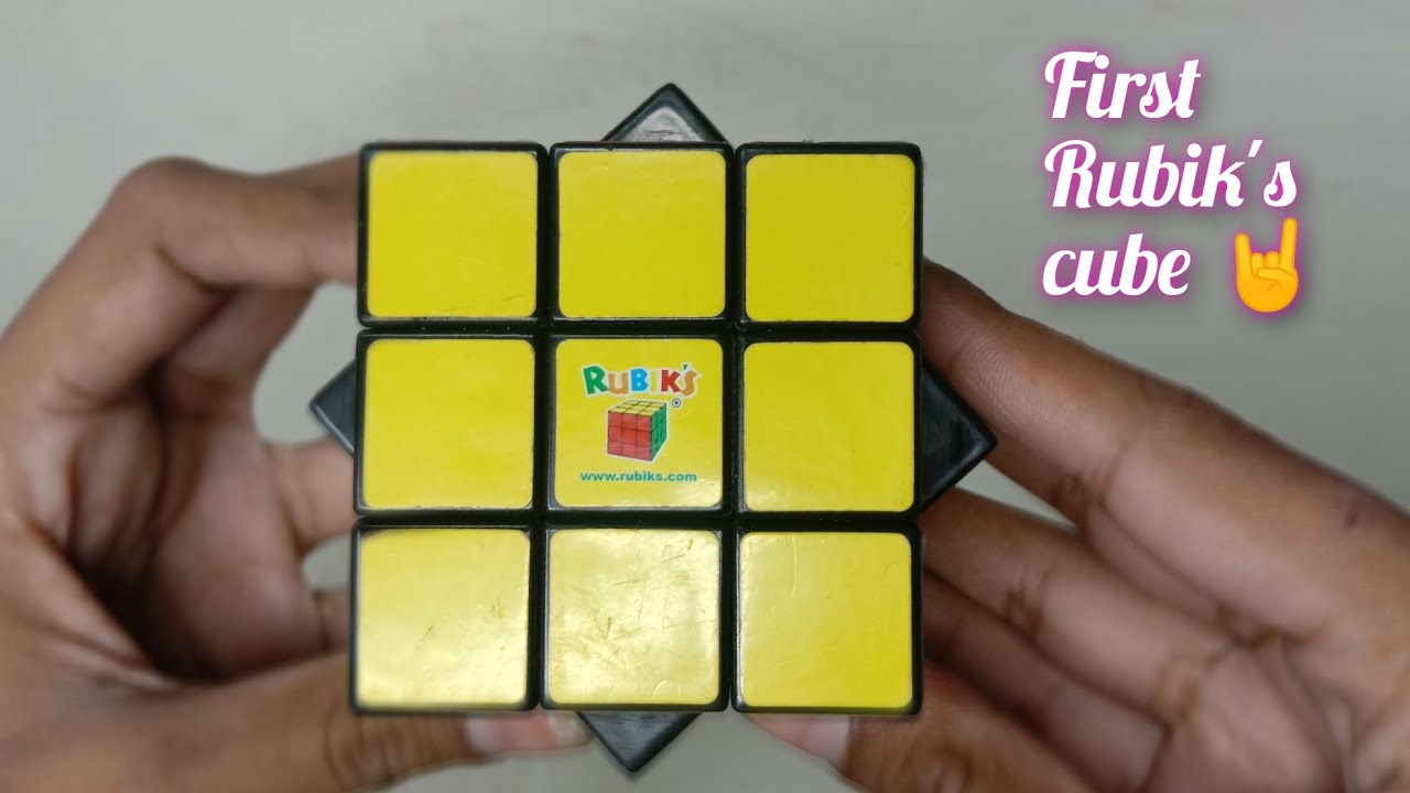 My First 'Rubik's' Cube 🔥 - YouTube
