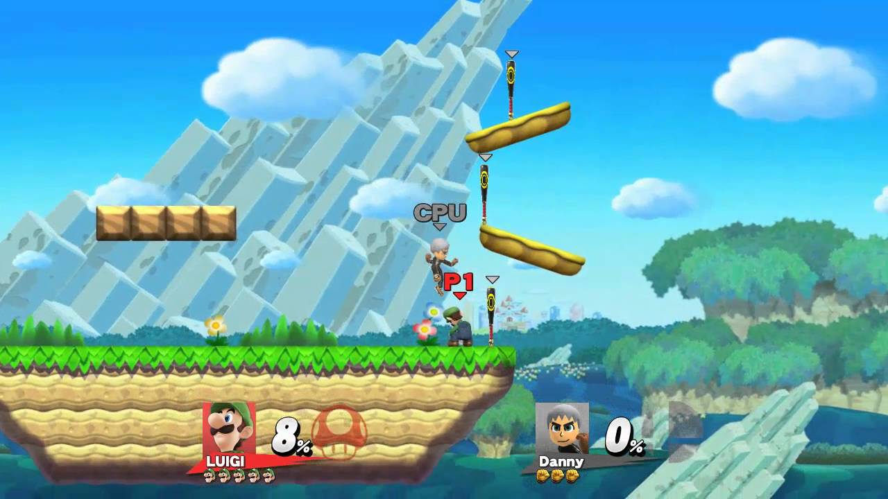 Luigi vs. Danny phantom with bats - YouTube