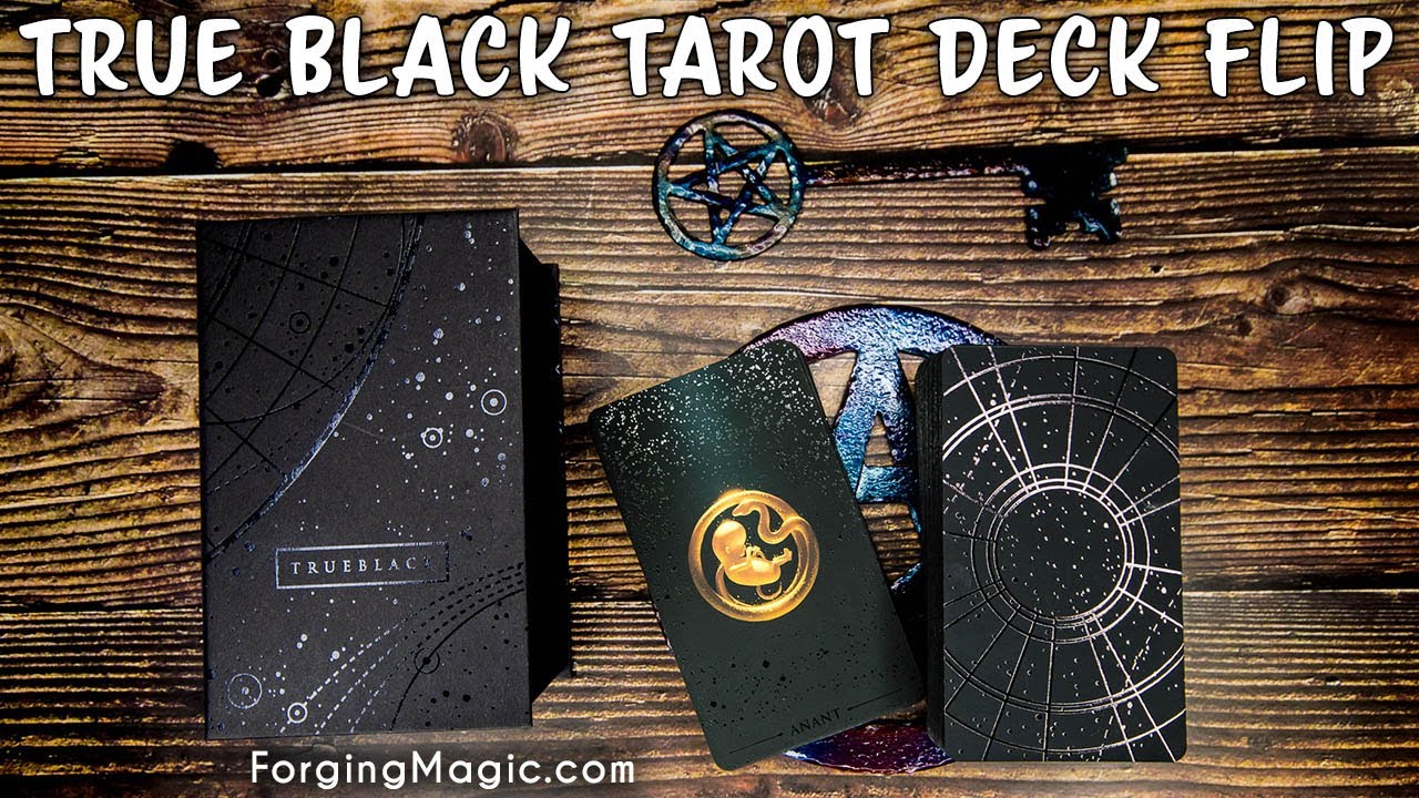 True Black Tarot - A Magical Tarot Deck Flip and Review of one of my ...