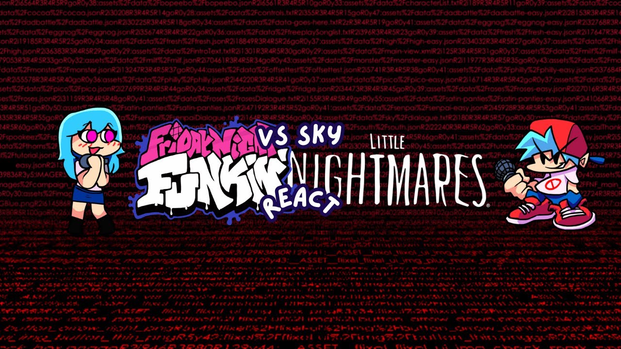 Little Nightmares & FNF OG React - FNF Vs Sky (FNF Mod) - YouTube