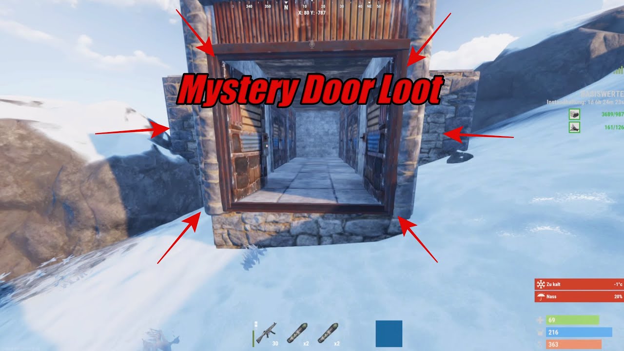 Rust l First Mystery Door Loot on Server Riddle W9 - YouTube