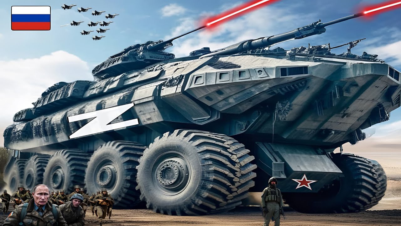 Today! Russia deploys giant turbo-powered tanks to destroy Ukrainian ...
