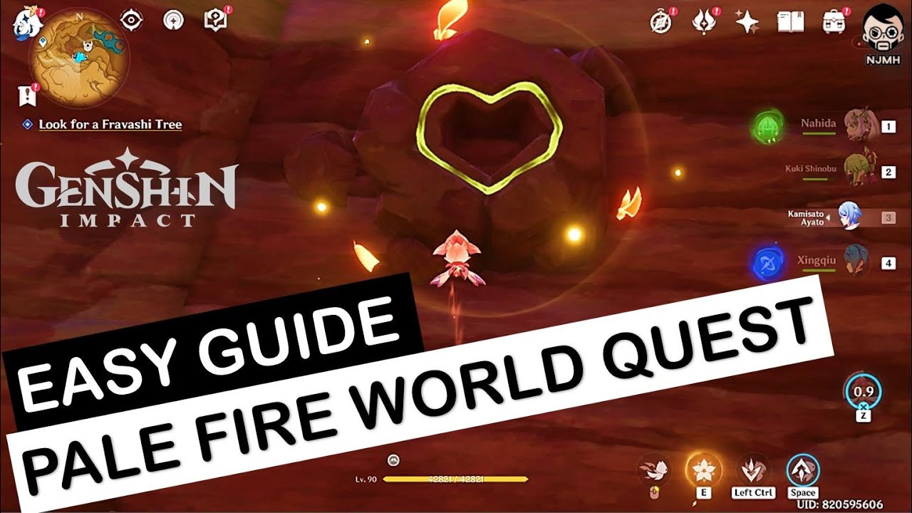 [Full Guide] Pale Fire World Quest | The Secrets of Fravashi Trees ...
