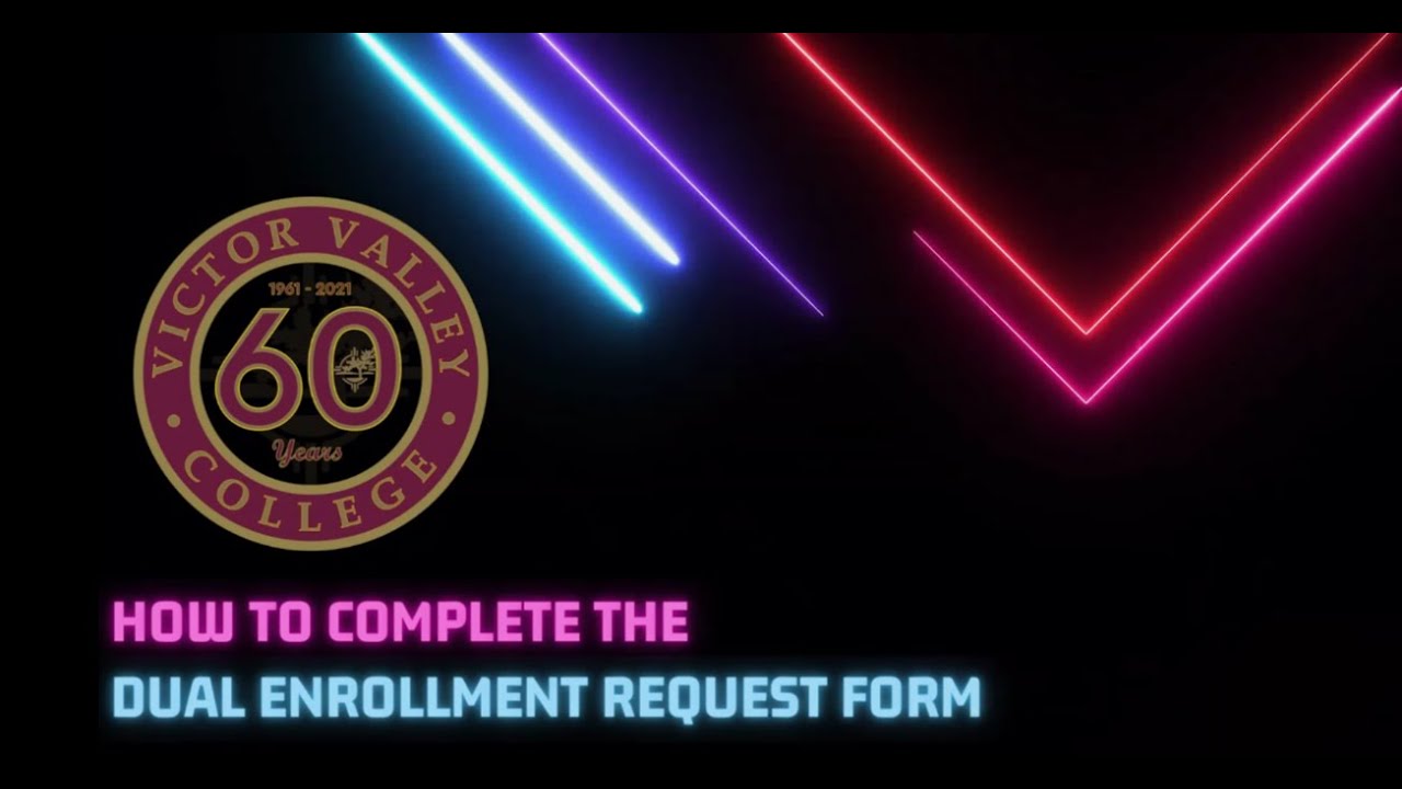 How To Complete The Dual Enrollment Request Form - YouTube