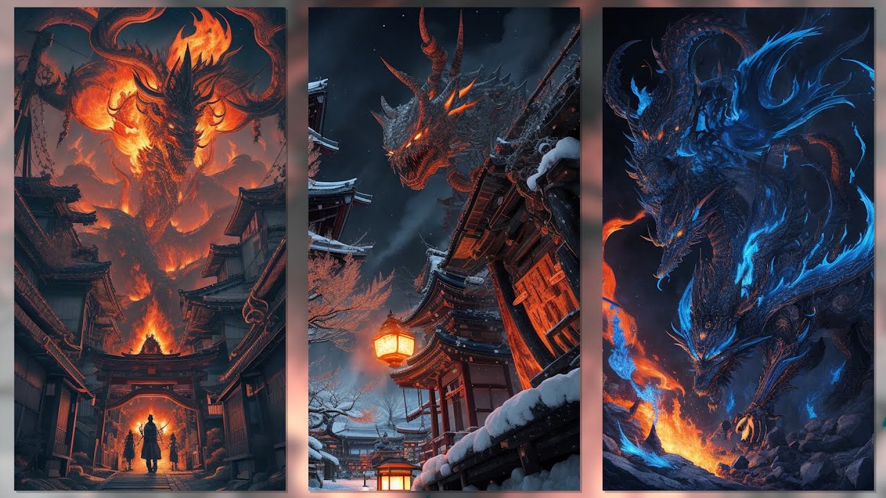 Eternal Flames: AI Digital Sketchbook Conjures Japanese Ancient Fire ...