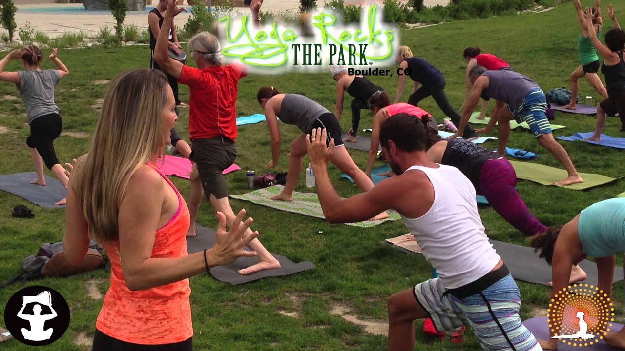 Yoga Rocks the Park - Boulder, CO | Jay on the Drums and Radiance Power ...