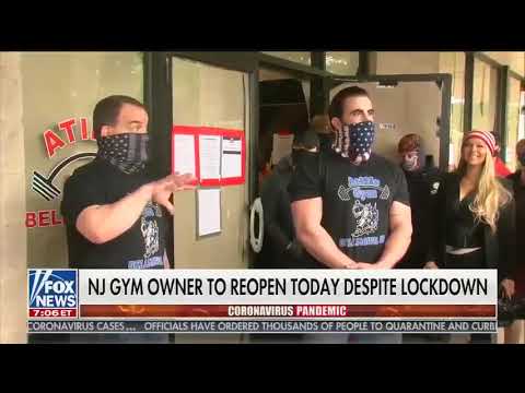 New Jersey Gym chooses to reopen ignoring the current lockdown laws ...