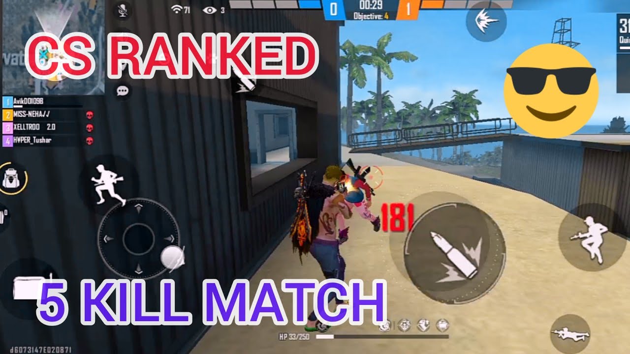CS RANKED GAMEPLAY ll 5 kill ll #Avik Das #ajjubhai #freefireindia # ...