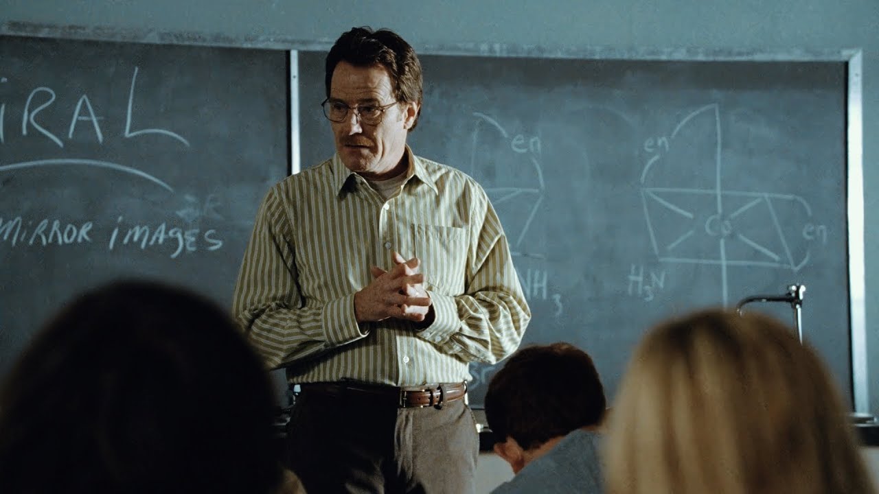 Walter Teaches Chirality | Breaking Bad (S01E02) - YouTube