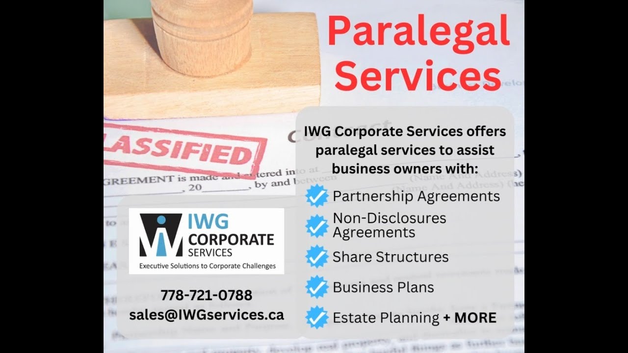 Paralegal Services for Businesses. - YouTube