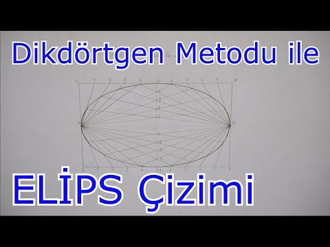 Dikdörtgen Metodu ile ELİPS Çizimi - İşin Sırrı Teknik Resim