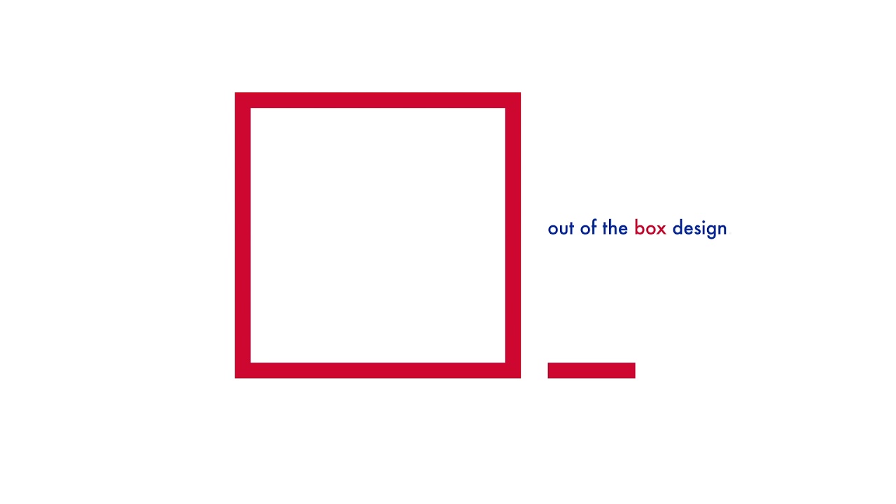 Out of the box design Logo Animation - YouTube