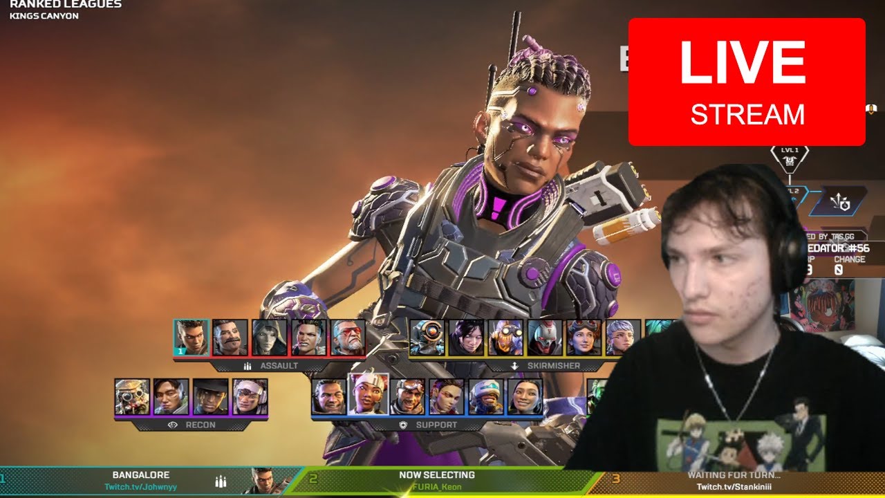 Top 50 PRED Grind ALGS watch party till squad discord - YouTube