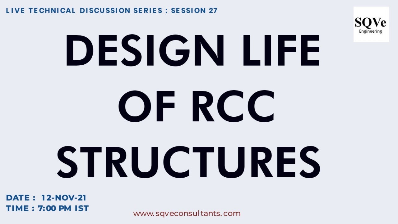 Life Of Rcc Structure - Design Talk