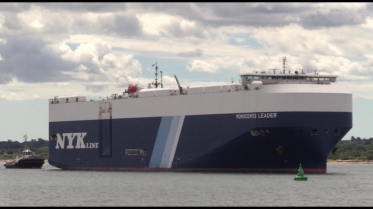 MONOCEROS LEADER - NYK LINE VEHICLE CARRIER SOUTHAMPTON DOCKS 10/07/20 ...