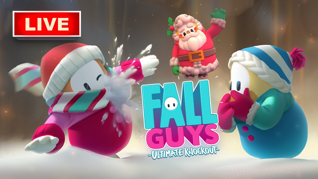 [🔴LIVE] FALL GUYS BIKINI BOTTOM BASH | FALL GUYS SUNKEN SECRETS | CHRISTMAS MONTH FALL GUYS ...