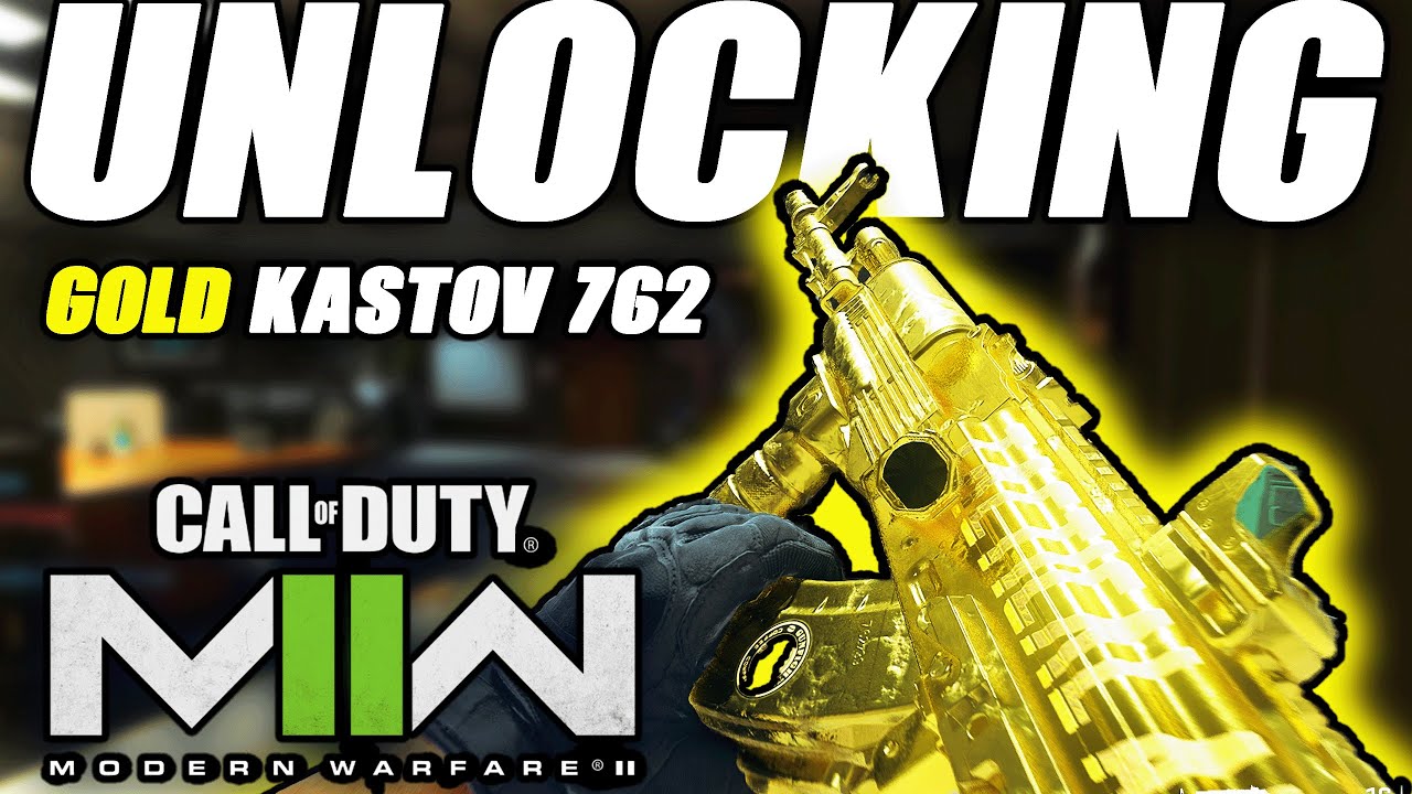 Modern Warfare 2 unlocking gold Kastov 762 MW2 No commentary Gameplay ...