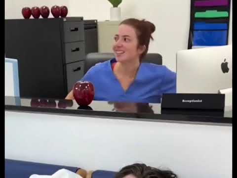 Apple Prank on Nurse