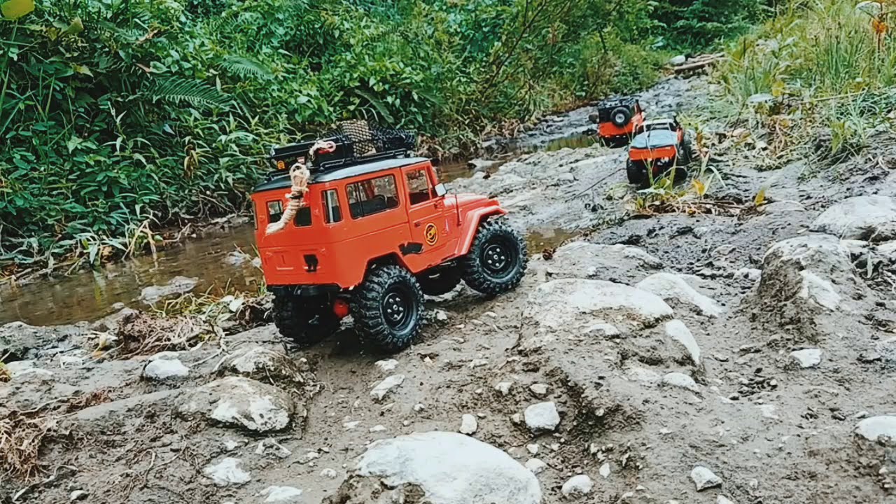 WPL C34 KM 1.9 tire second run with MN D90 & WPL C24 - YouTube