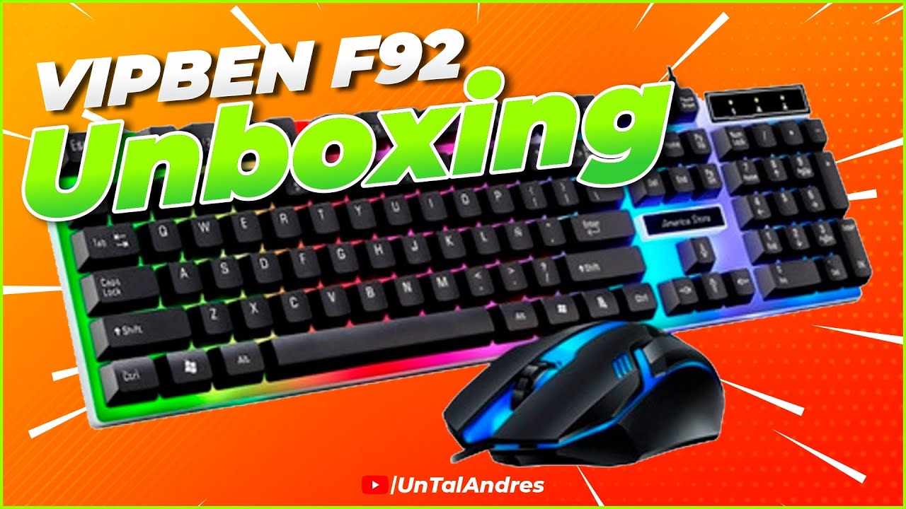 El Combo Gamer Económico más vendido en Colombia - vipben f92 - YouTube