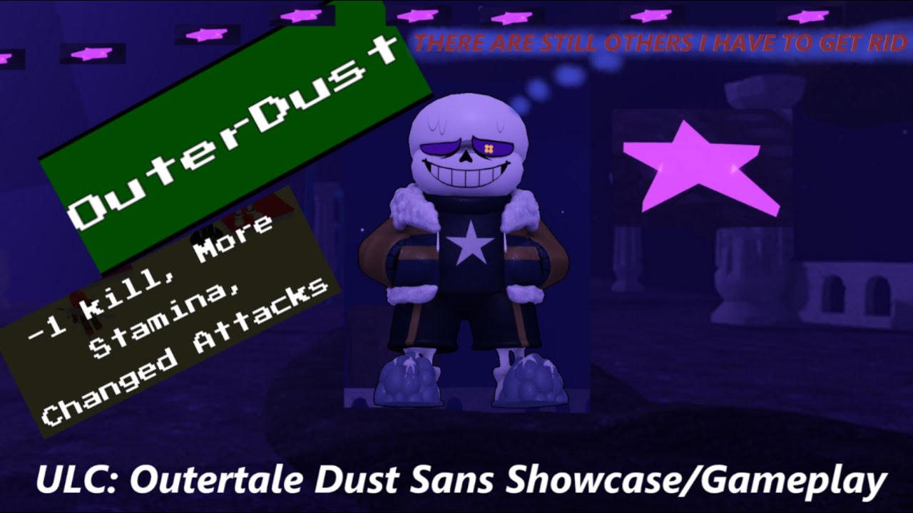 ULC OuterDust Skin Showcase + Gameplay! (Roblox Undertale Last Corridor ...
