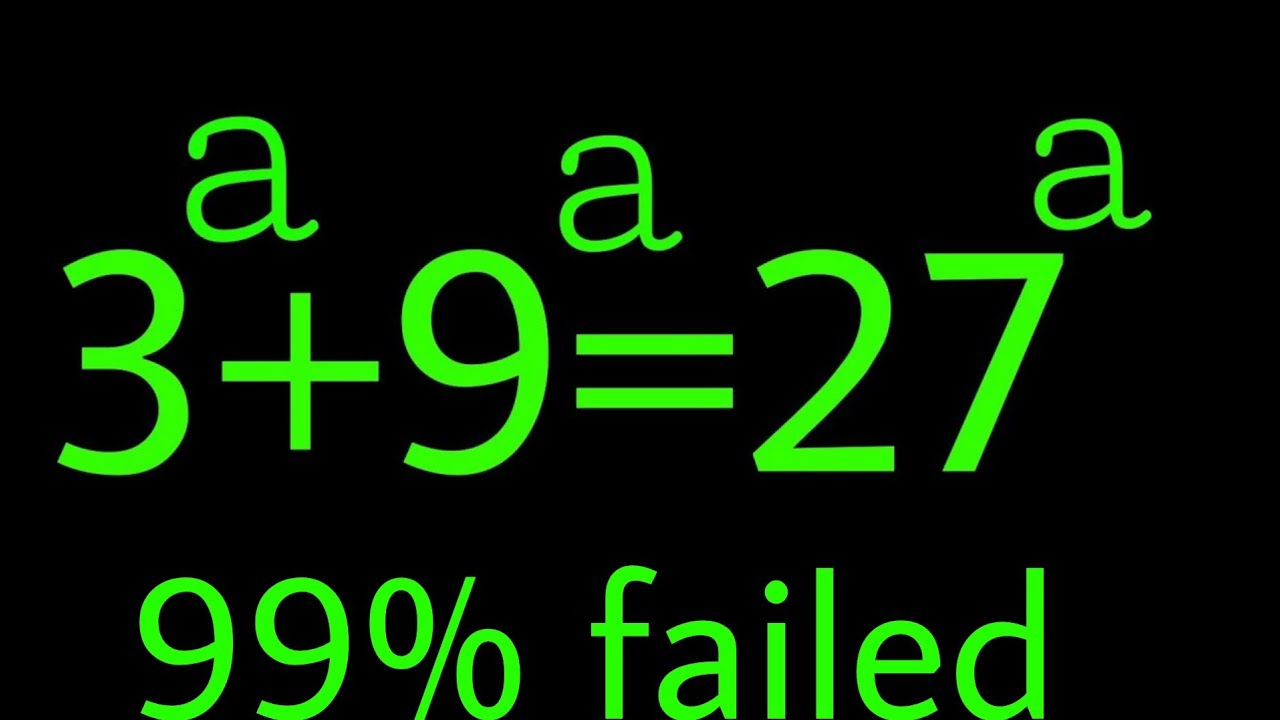 Russian - Math exponent problem solving | Can you solve this Olympiad ...