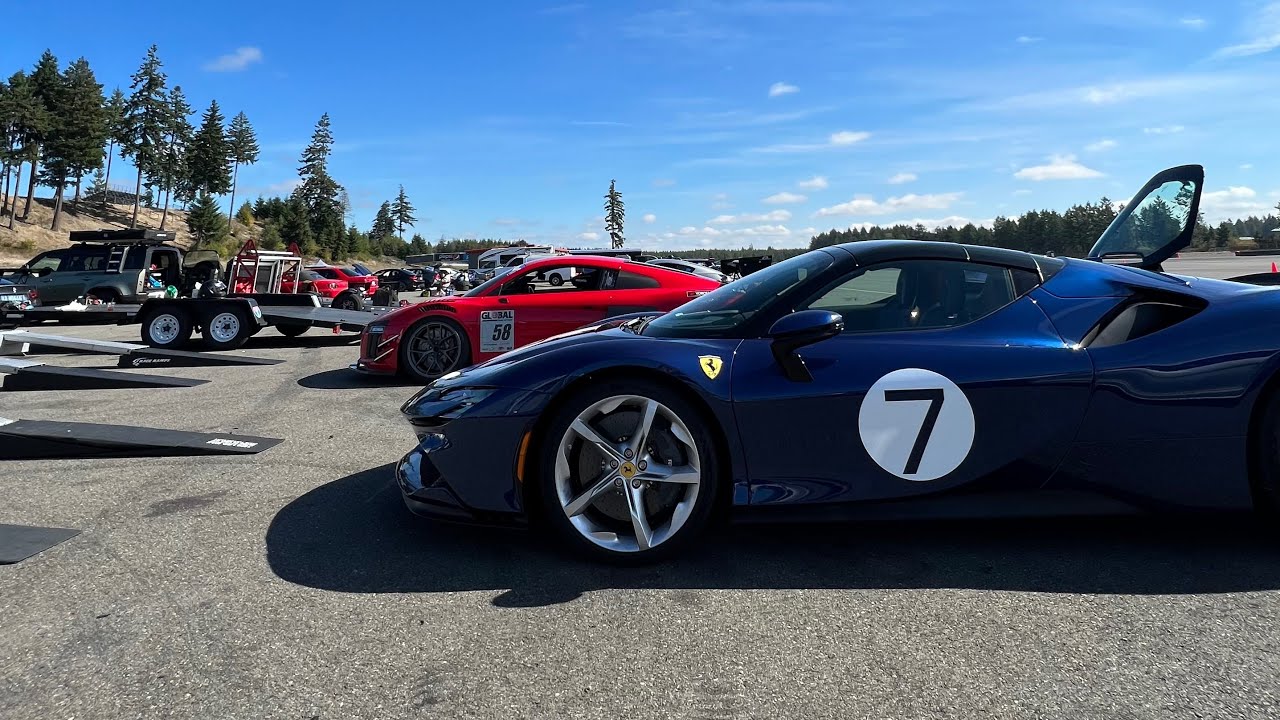 One Million Dollar Ferrari SF90 Took R8 to Gapplebees @ The Ridge ...