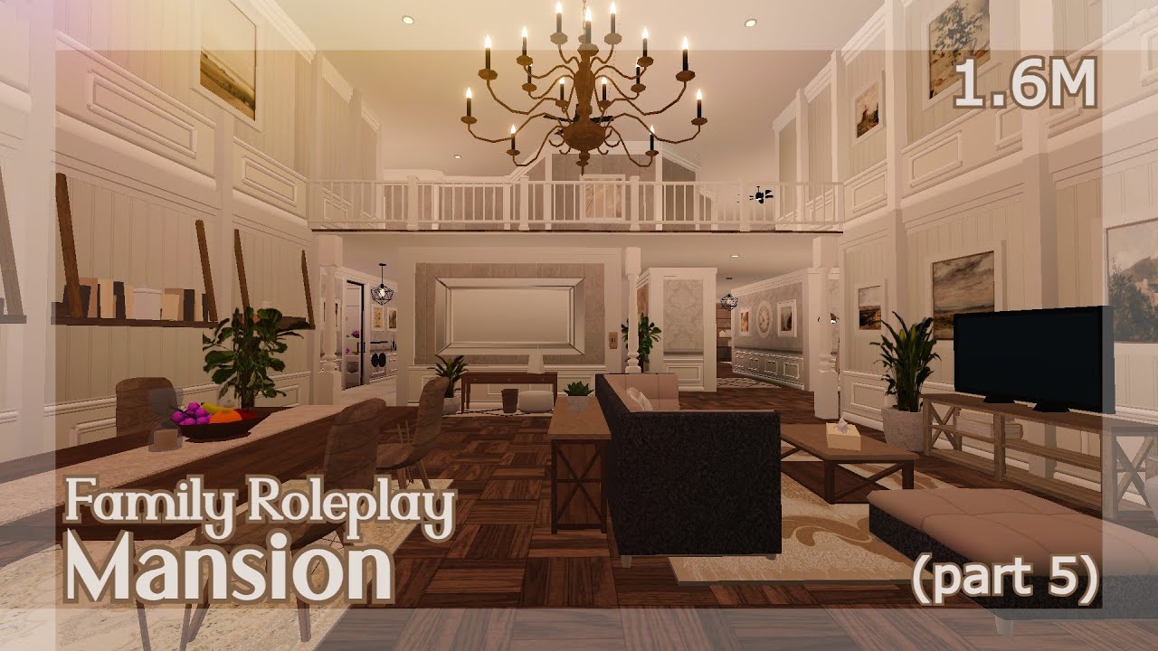 Family Roleplay Mansion | 1.6M | | part 5 | roblox bloxburg speedbuild ...