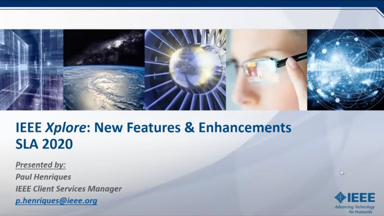 Deep Dive on New IEEE Xplore Features - YouTube